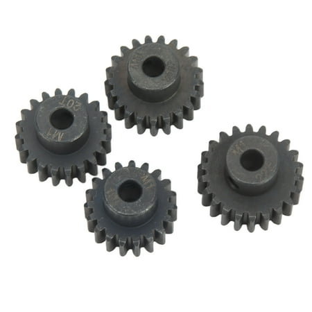 RC Replacement Gear Kit, Black RC Motor Pinion Gear Steel 19T 20T 21T ...