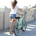 sixthreezero Around The Block Women's 7-Speed Beach Cruiser Bicycle, 26 ...