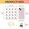 8Pcs Plastic Waterproof Self-Adhesive Picture Stickers Round Dot ...