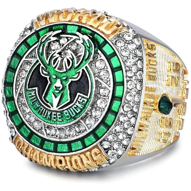2021 Bucks Championship Ring Replica Basketball Champions Ring con ...