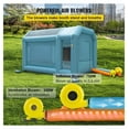 Inflatable Paint Booth 13x8x8ft, Car Paint Tent w/Filter System ...