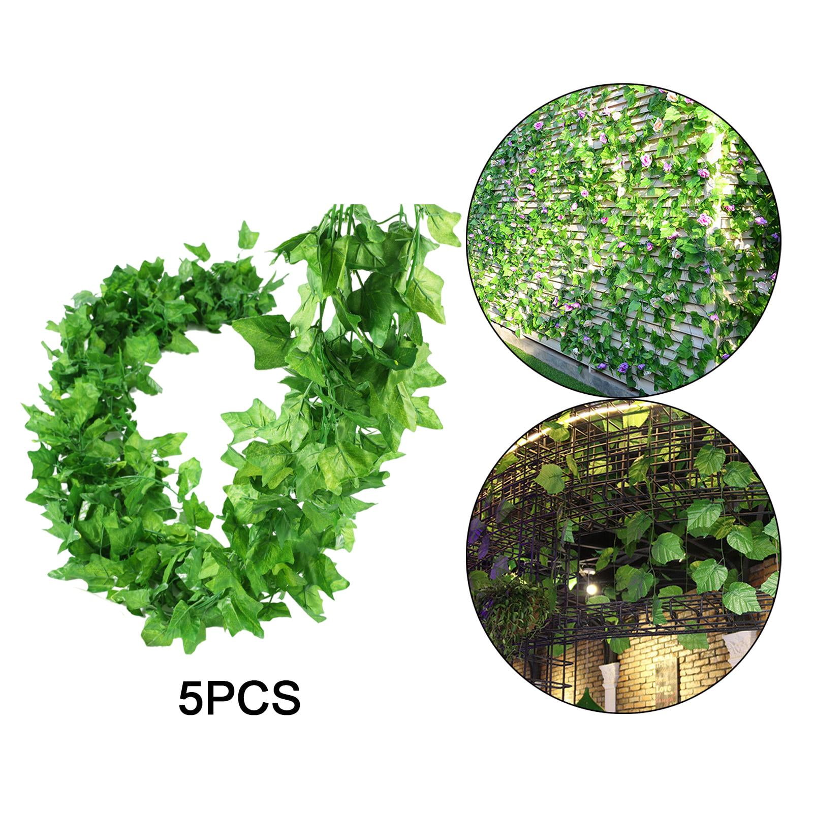 Colgante de plantas de hiedra artificial Colco 5 piezas enredadera ...