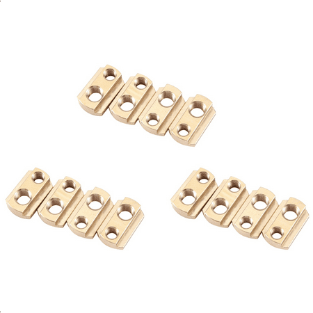 12 Pcs Écrous en T Coulissants avec Vis à Riz Hydrofoil Montage T-Nuts ...