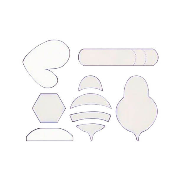 Lolmot Cute Bee Template Set, Cute Bee Template Cutting Ruler, DIY ...