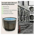 Mini Portable Washing Machine and Dryer,2 in 1 Manual Washing Machine ...