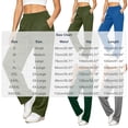 Bloomae Plus Size Women's High Waisted Wide Straight Leg Sweatpant ...