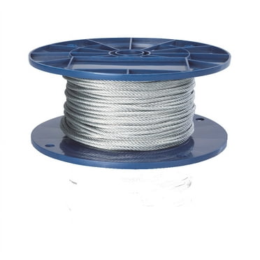 Strong Hardware Steel Cable: 1/8 in. x 30 ft. Vinyl-Coated Wire Rope ...