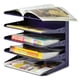 SteelMaster Soho Horizontal Organizer, Letter, Five Tier, Steel, Blue ...