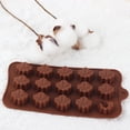 2Pcs Maple Leaf Candy Molds Maple Leaves Silicone Mold For Candy Gummy ...