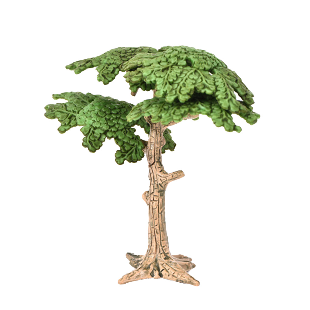 TureClos Miniature Fairy Garden Pine Trees Mini Plants Dollhouse Decor ...