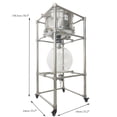 50L Split Vacuum Suction Filter Lab Buchner Funnel Filtering Kit 19 ...