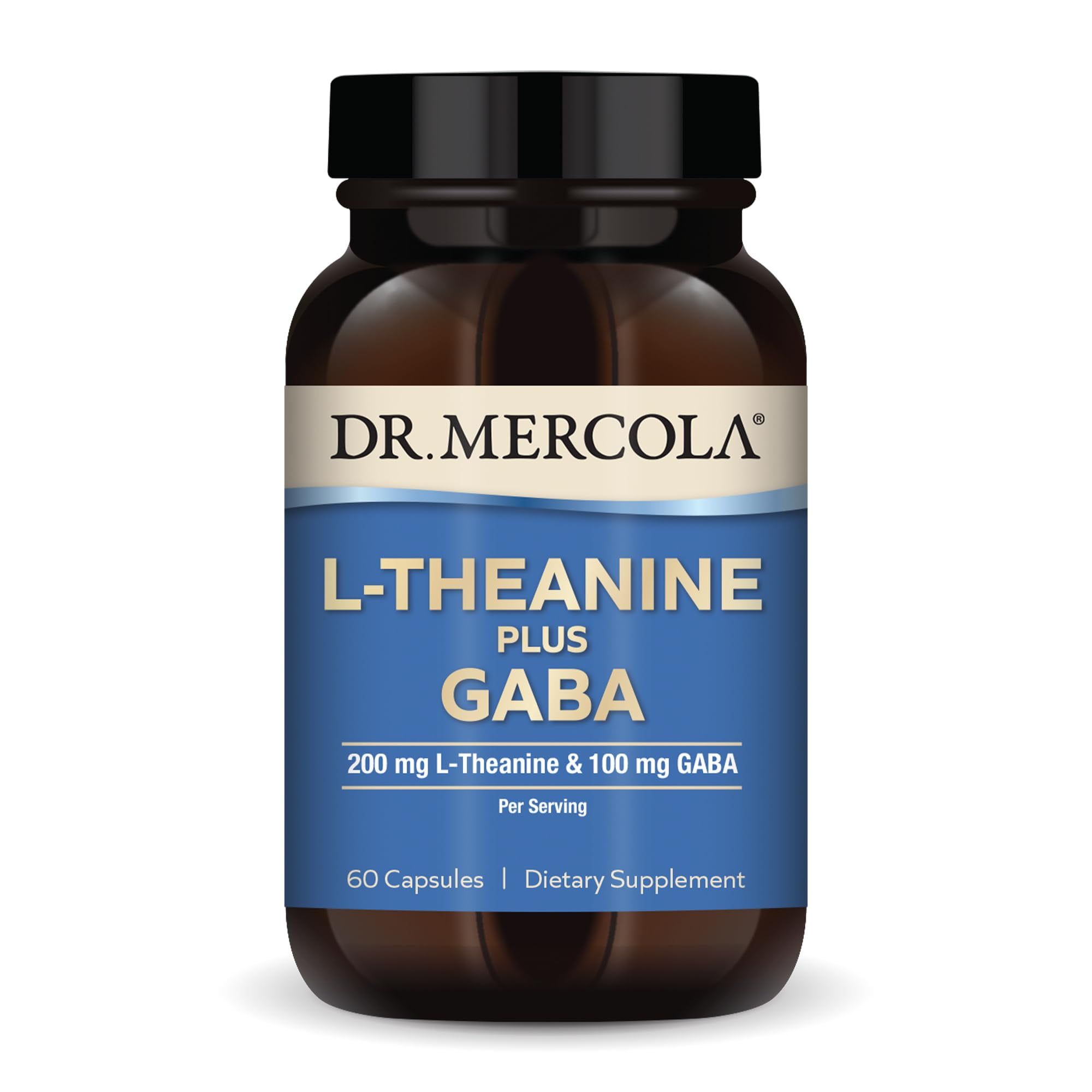 Suplemento Dr. Mercola L-Teanina Plus GABA 60 cápsulas | Walmart en línea
