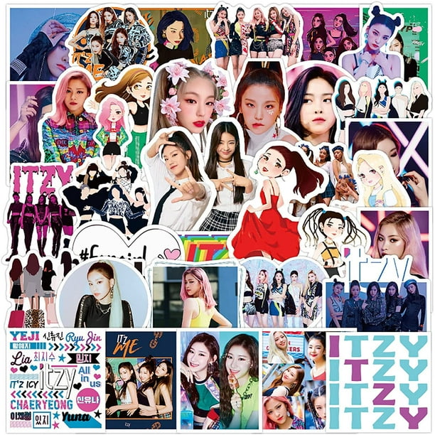 ITZY Kpop Singer Stickers for Teen Laptop,50pcs Cute Aesthetic ...