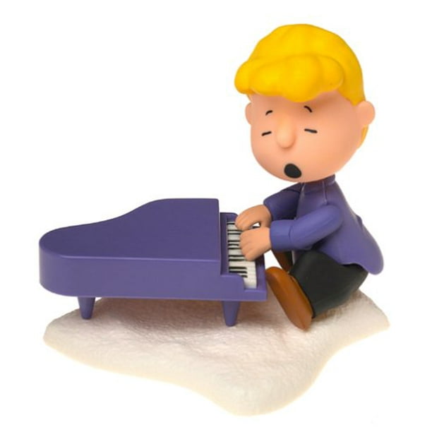 Memory Lane Peanuts Charlie Brown Poseable Figure - Schroeder - Walmart ...