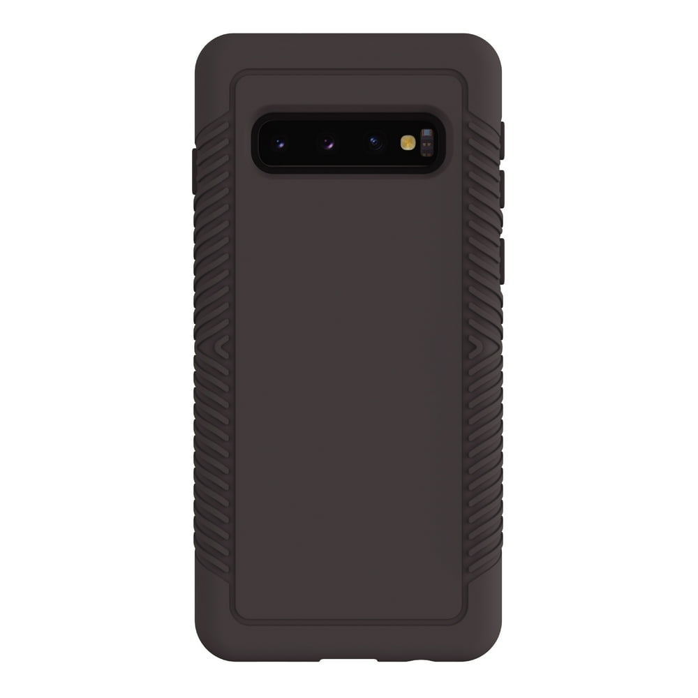 onn. Protective Grip Phone Case with Built-in Antimicrobial for Samsung ...