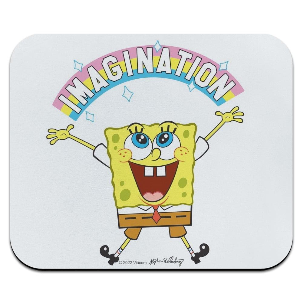 SpongeBob Imagination Rainbow Low Profile Thin Mouse Pad Mousepad ...