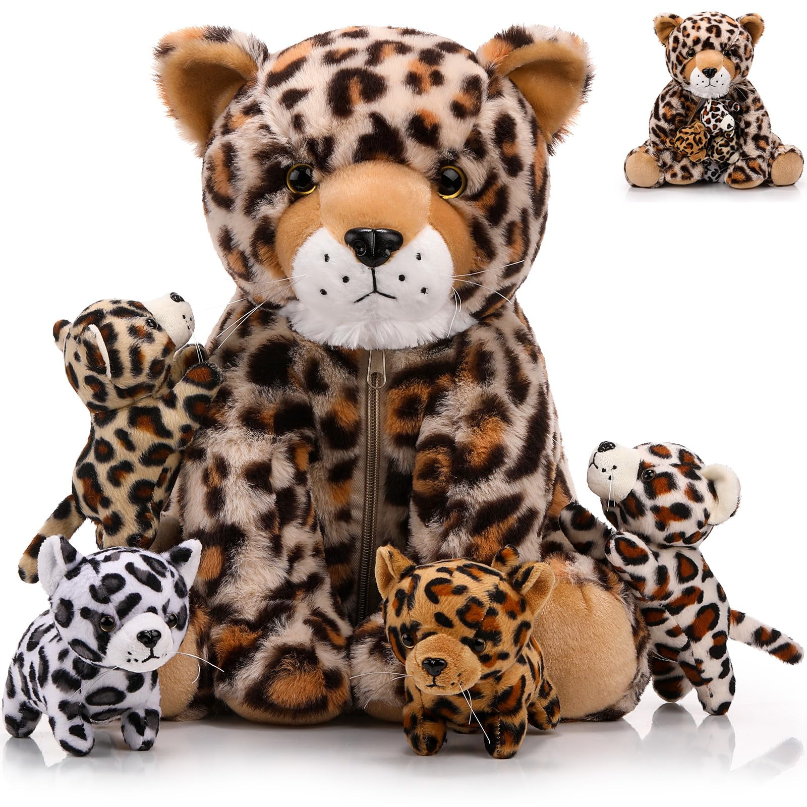 Click here for Silipull 5 Pcs Cheetah Stuffed Animals For Kids La... prices