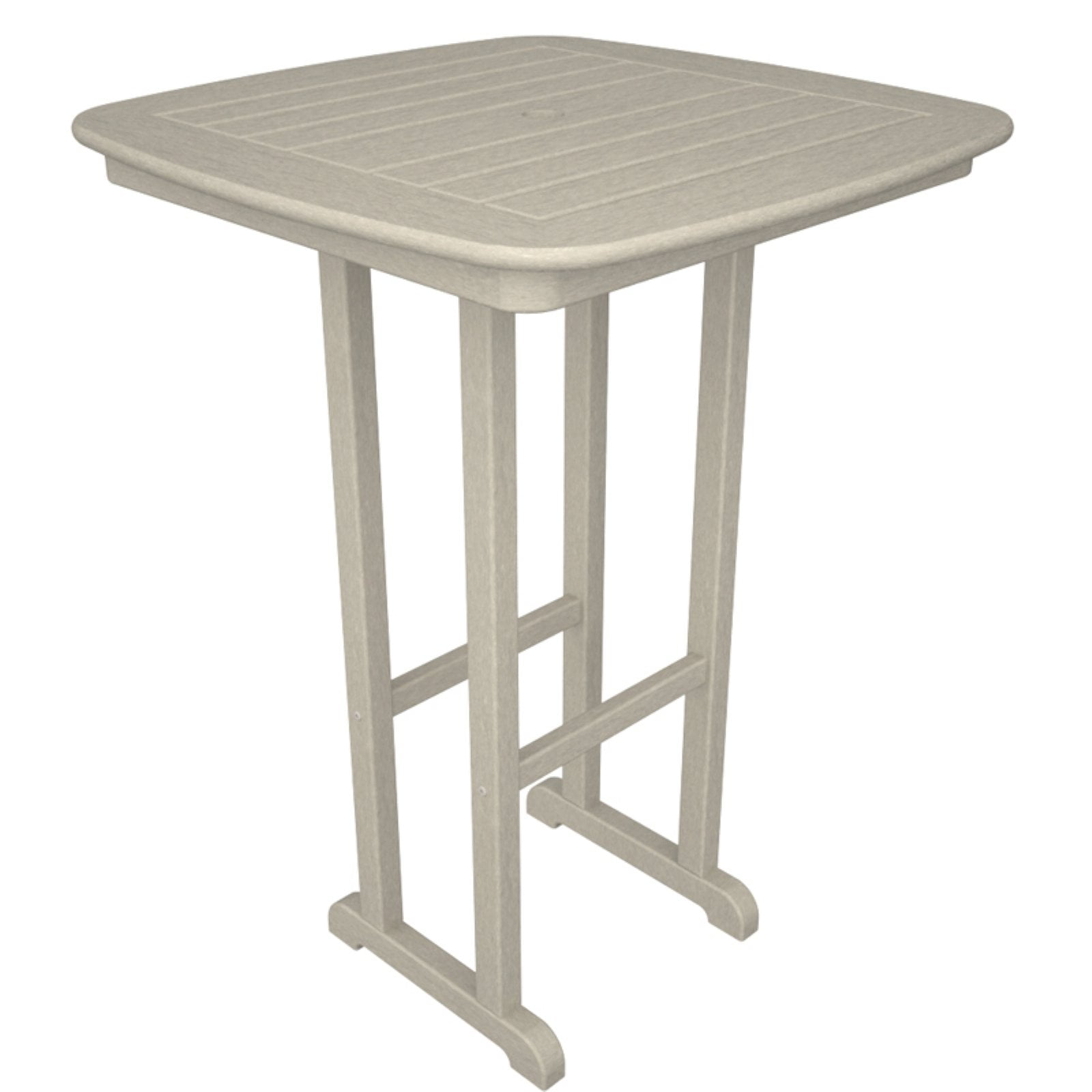 POLYWOOD® Nautical 31 in. Bar Height Recycled Plastic Table - Walmart.com