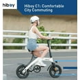 Hiboy C1 Electric Bike for Adults, Max 19MPH Speed & 43.5 Miles Range（PAS）, 500W Peak Motor and ...