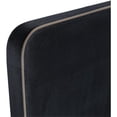Bowery Hill Contemporary Black Durable Velvet Upholstered King Bed ...