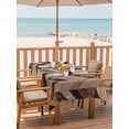 60x102 Inch Outdoor Tablecloth with Umbrella Hole Zipper Rectangle ...