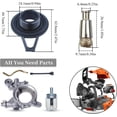CaraMart Oil Pump for Worm Gear Fuel Filter Kit Replace FOR 365 371 372 ...
