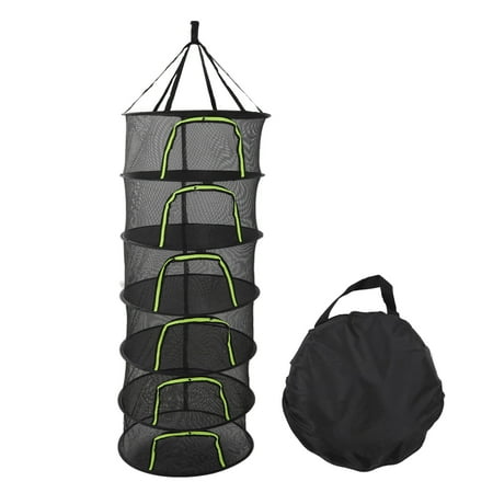 Foldable Plant Drying Net Multilayer Zipper Closure Design 60cm ...