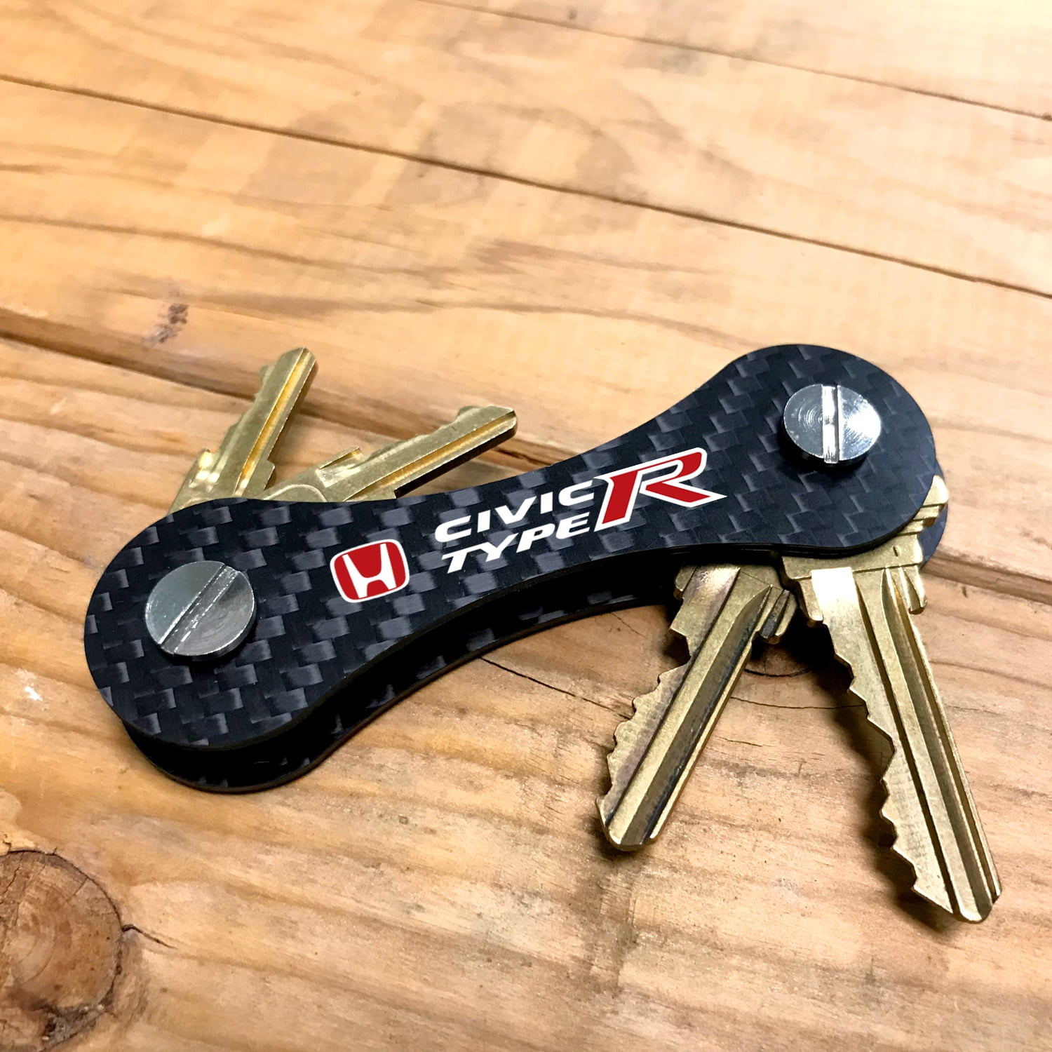 Honda Civic Type R Real Carbon Fiber Key Organizer Holder Key Chain ...