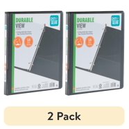 (2 pack) Pen + Gear 3-Ring Durable View Binder, 2 inch Binder Ring Type ...