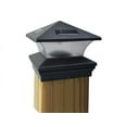 Moonrays 91268 Solar Powered LED Post Cap Light, 6-Inch by 6-Inch Post ...