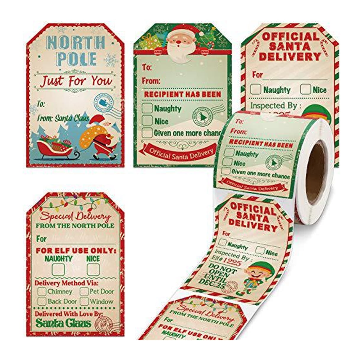 Click here for Askmiss 200 Pcs Christmas Gift Tags Christmas Name... prices