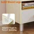 Arlopu Kids Night Stand with Drawer, 2-Tier Modern End Table, Nursery ...