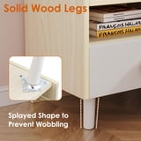 Arlopu Kids Night Stand with Drawer, 2-Tier Modern End Table, Nursery ...