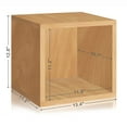 Way Basics Single Storage Square Cube, Cedar - Walmart.com