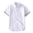 Crunowin Boys Summer T-Shirts Durable Fabric Pocket Short Sleeve School ...