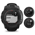Garmin Instinct 2X Solar Tactical Rugged GPS Men Smartwatch, Black with ...