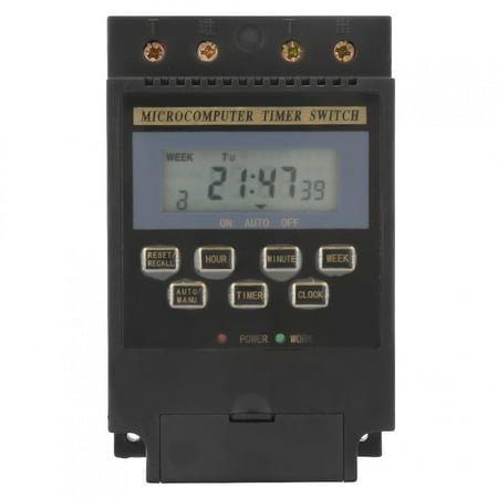 LCD Display Digital Time Switches, Programmable Time Switch, 25A Lights Box For Electrical ...