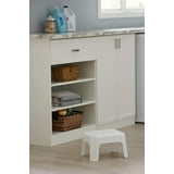 Rubbermaid Durable Plastic Sturdy 1-Step Stool, White - Walmart.com