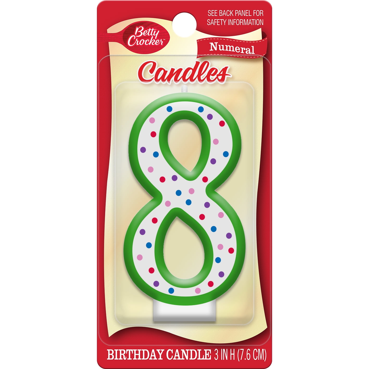 Betty Crocker Numeral #8 - 1 Count - Walmart.com