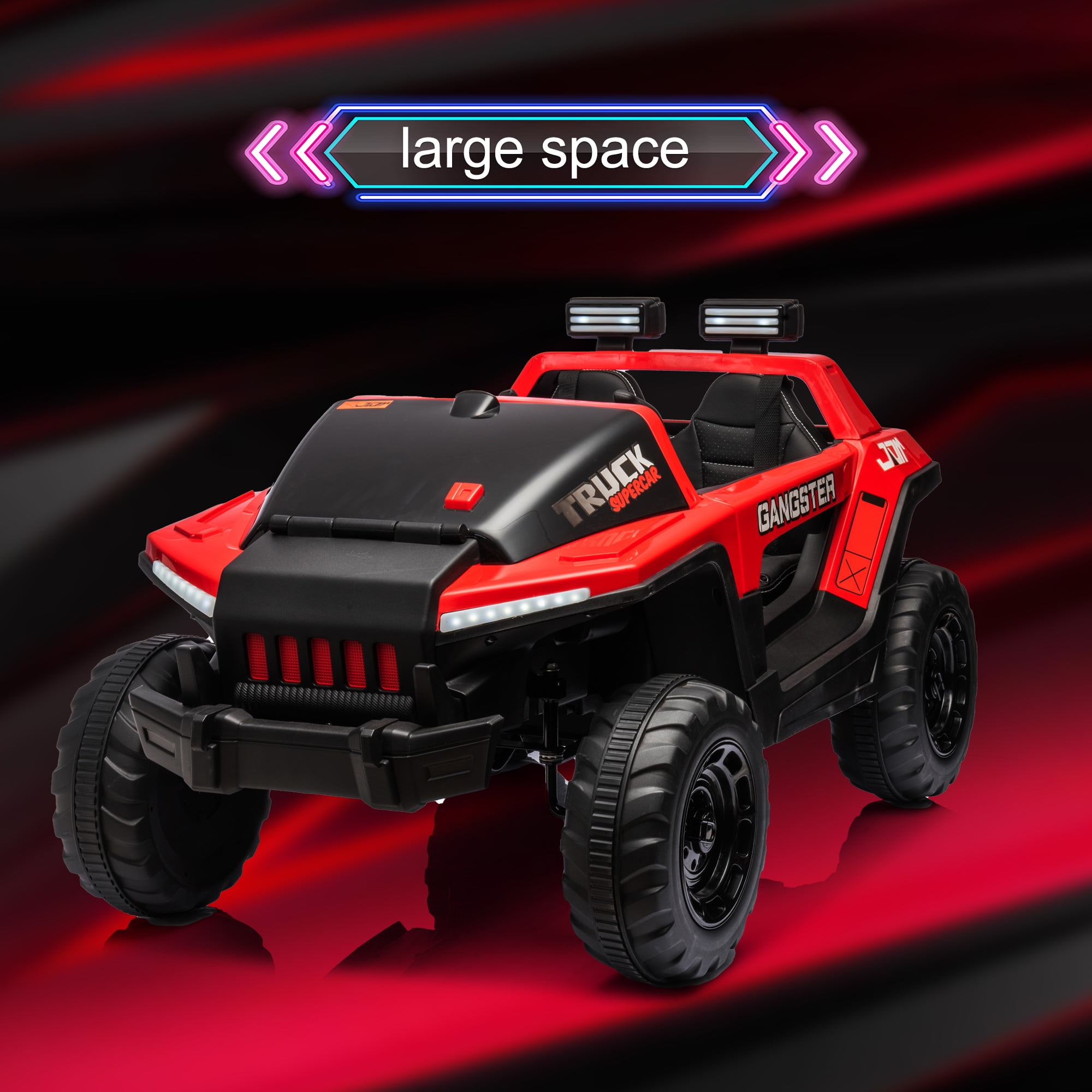 Holaki 24V Ride-on Truck 2 Seater UTV Car Powerful Electric Vehicle ...