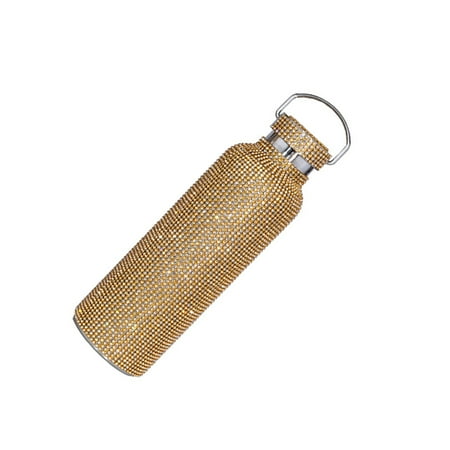 Wweixi 350/500/600/750ml Glitter Vacuum Flask Insulated Rhinestone ...