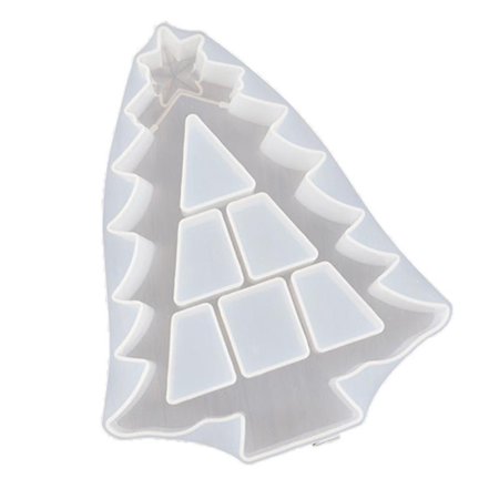 Diy Christmas Tree Cake Pan Mold Silicone Christmas Tree Tray Resin ...