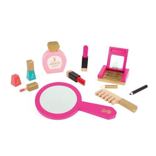 Click here for Janod Little Miss Vanity Case - 9 Piece Pretend Pl... prices