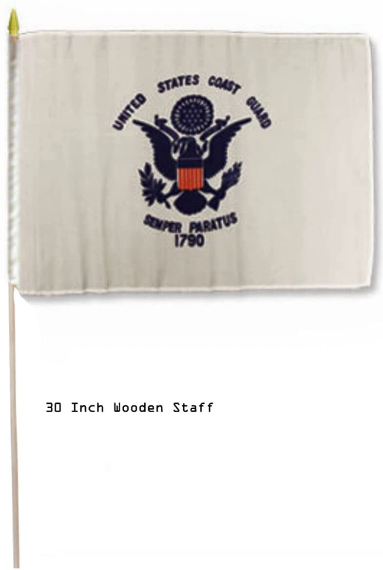 12x18 12"x18" Wholesale Lot of 6 USCG U.S. Coast Guard Military Stick ...