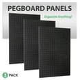 WallPeg 48" wide pegboard kit with locking peg hooks - Walmart.com