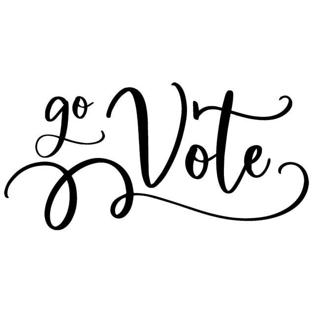 Go Vote Politics Election Voting Freedom Opinion Wall Decals for Walls ...