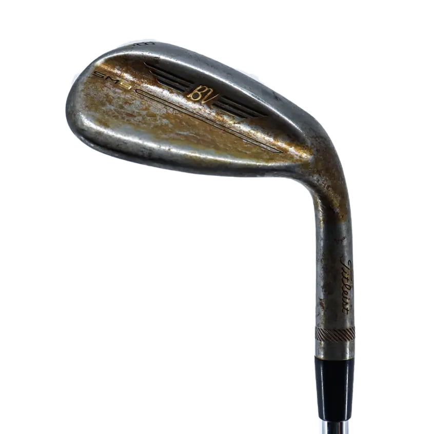 Pre-Owned Titleist Vokey SM10 Raw M Grind Worn Leading Edge 58* Lob ...