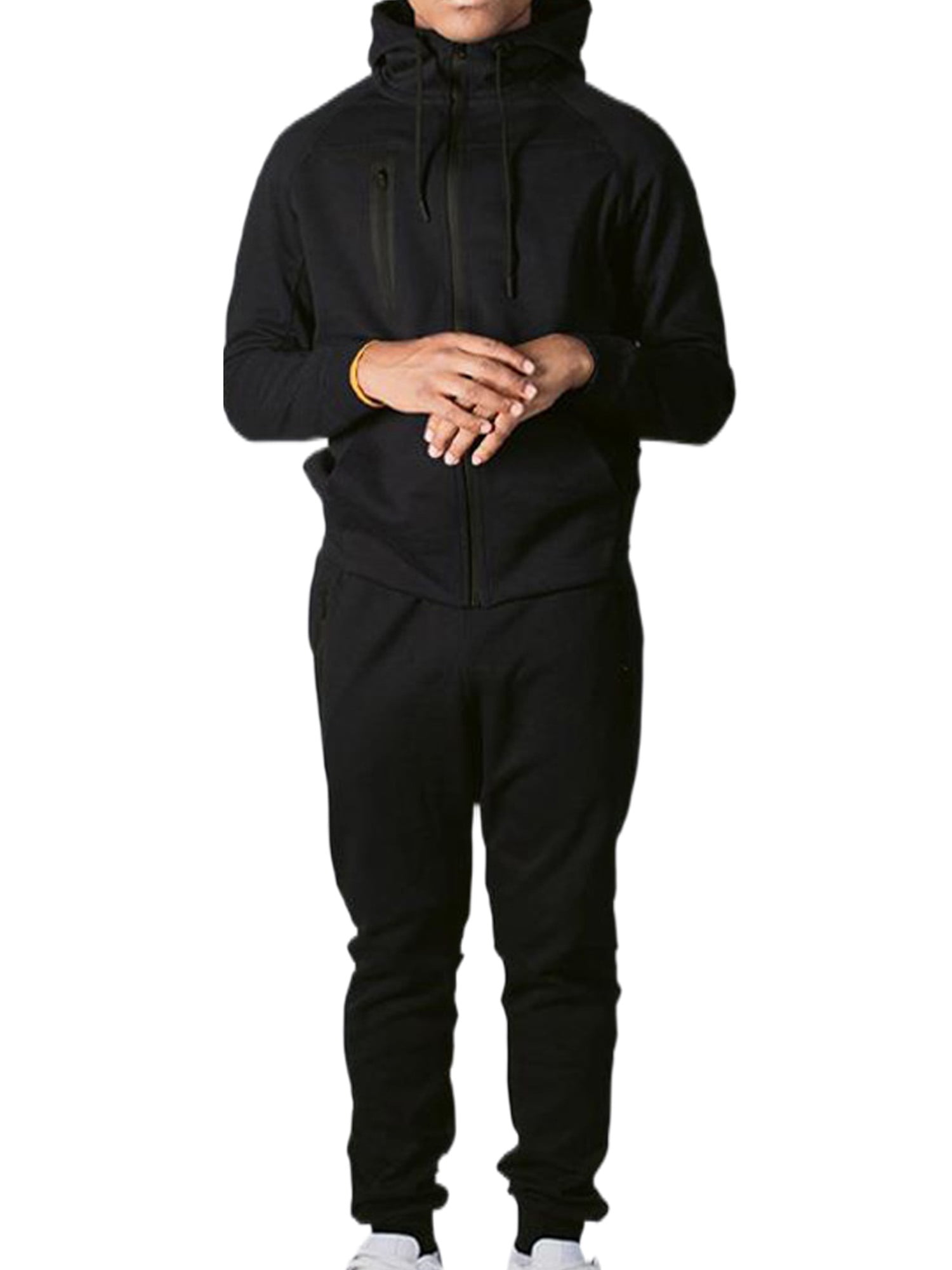 Frontwalk Mens Sweatsuit Tracksuit 2 Piece Set Jogging Outfit Hoodie ...