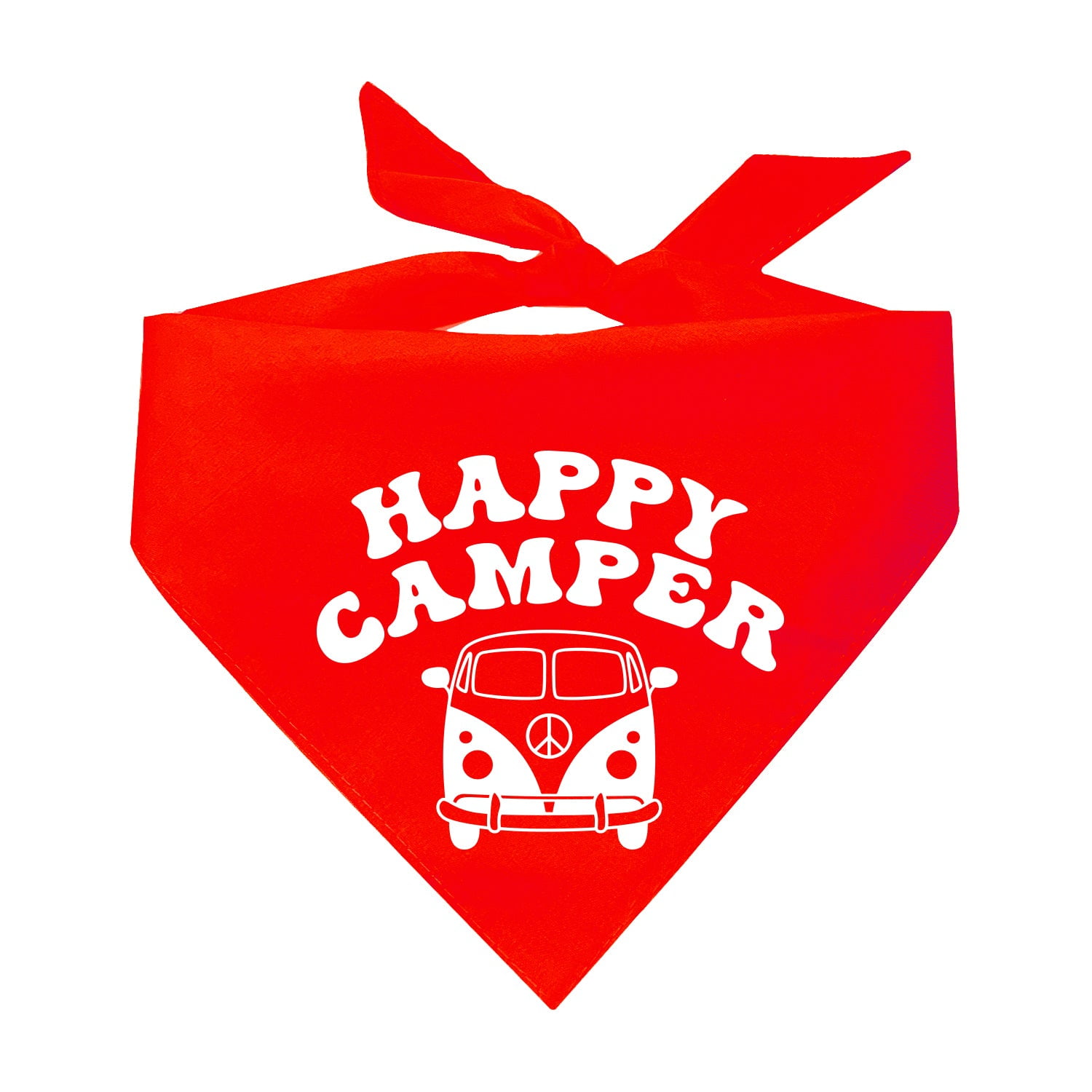 Happy Camper Van Life Triangle Dog Bandana (Assorted Colors) - Walmart.com