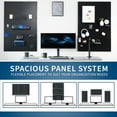 VIVO Black Steel Wall Mounted 48" x 32" Pegboard (3 Panel System) - Walmart.com